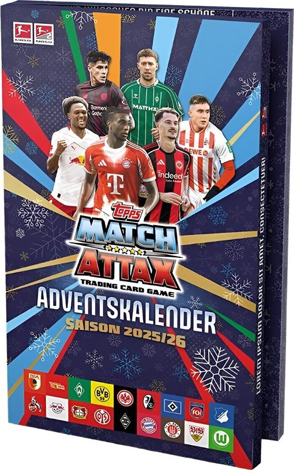 Topps Match Attax Bundesliga 2025/26 adventní kalendář od 1 099 Kč ...