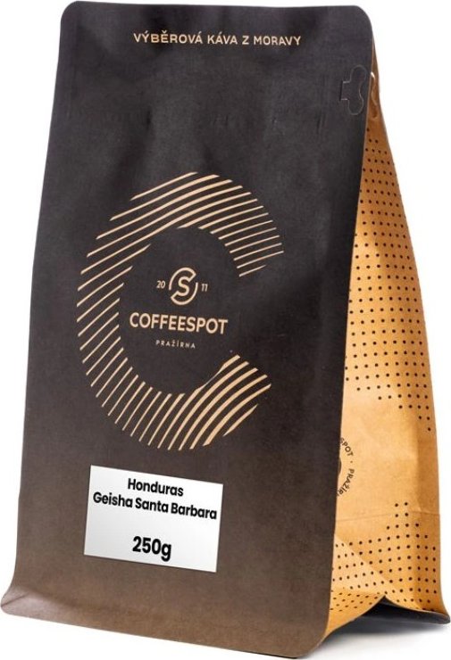 Coffeespot Honduras Geisha Santa Barbara zrnková 250 g - Zbozi.cz