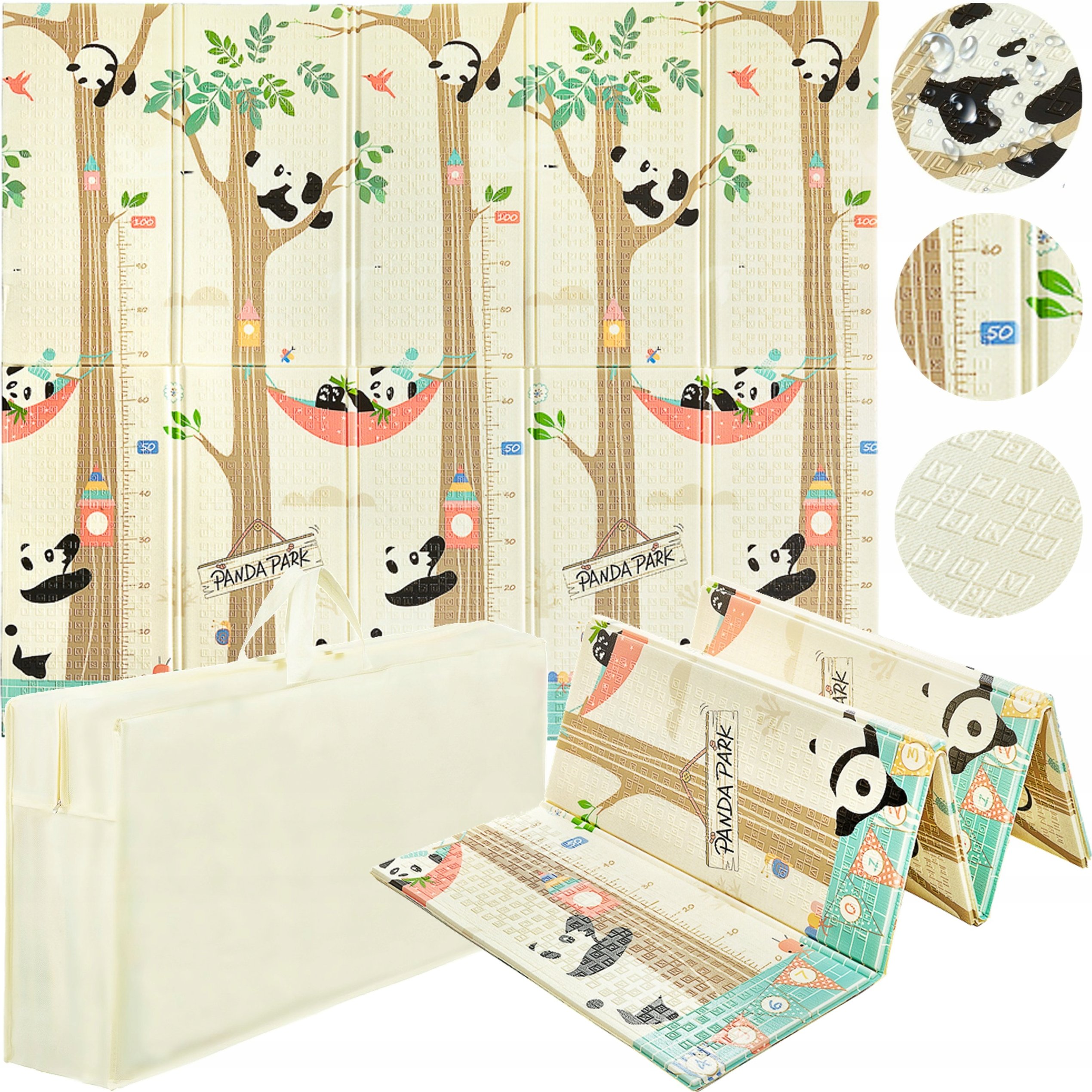 Recenze 4FIZJO Hrací podložka 150 x 180 cm pandy a indiáni - Zbozi.cz