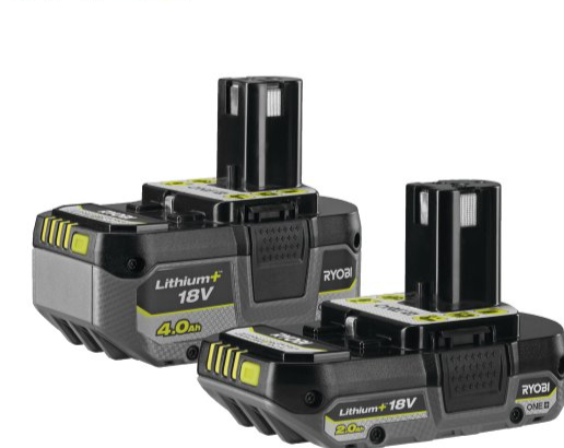 Ryobi One Plus RB18242X 1x 4,0 Ah + 1x 2,0 Ah od 2 983 Kč - Zbozi.cz
