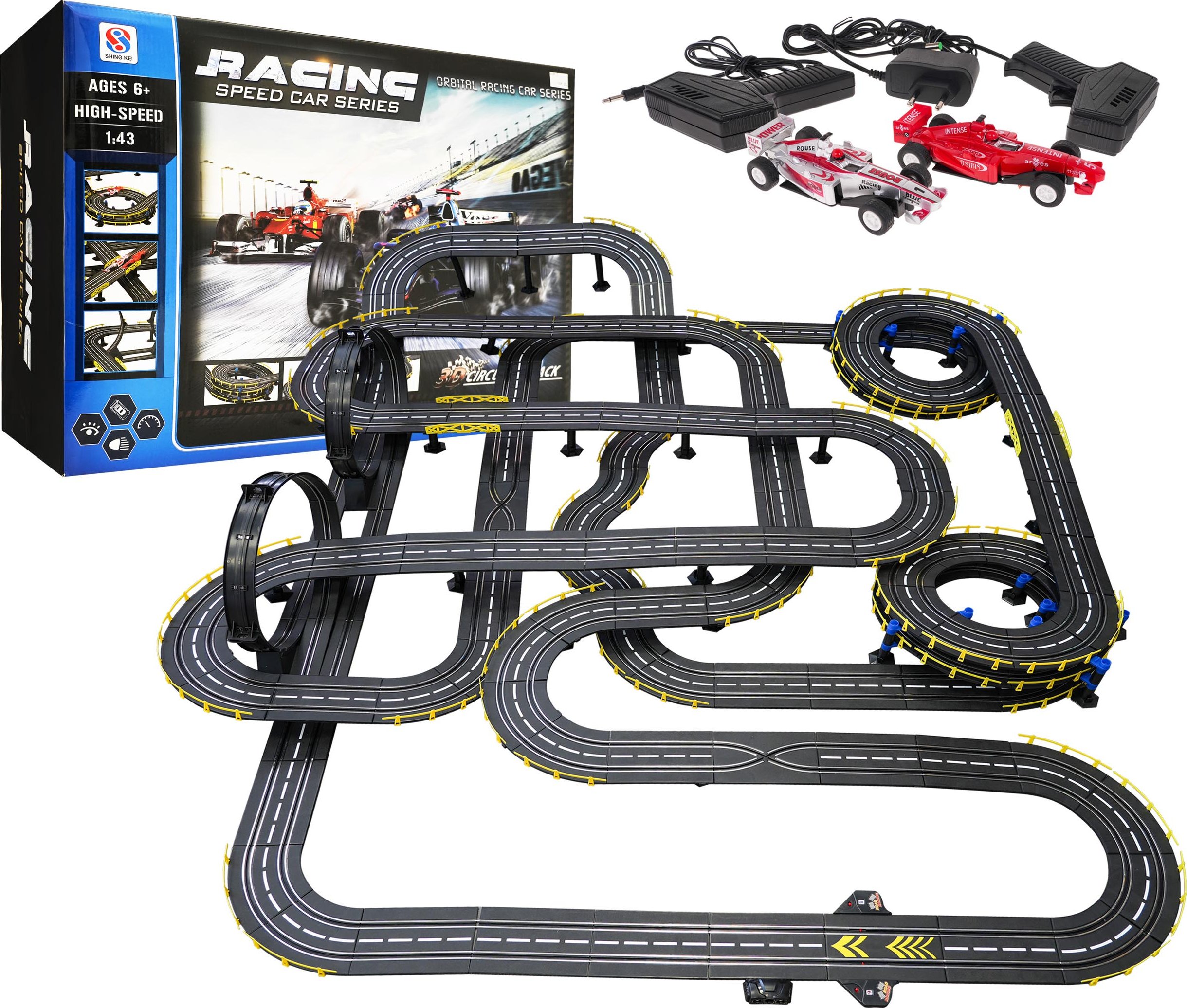 Mega závodní dráha Crazy Loop 1:43 - Zbozi.cz