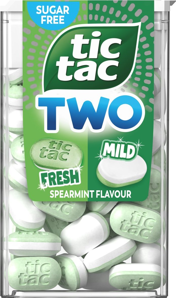 Tic Tac Two Frest Spearmint 38,5 g od 42 Kč - Zbozi.cz