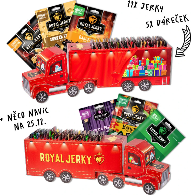 Royal Jerky Adventní kamion 2025 750 g - Zbozi.cz