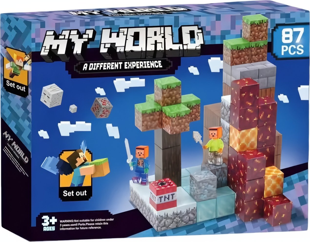 Toybit Minecraft Diamond Lava TNT 87 ks od 679 Kč - Zbozi.cz