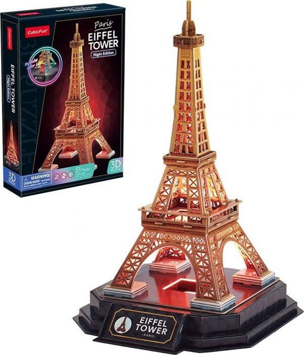 CubicFun L534h-Eiffel Tower 51 dílků od 325 Kč - Zbozi.cz