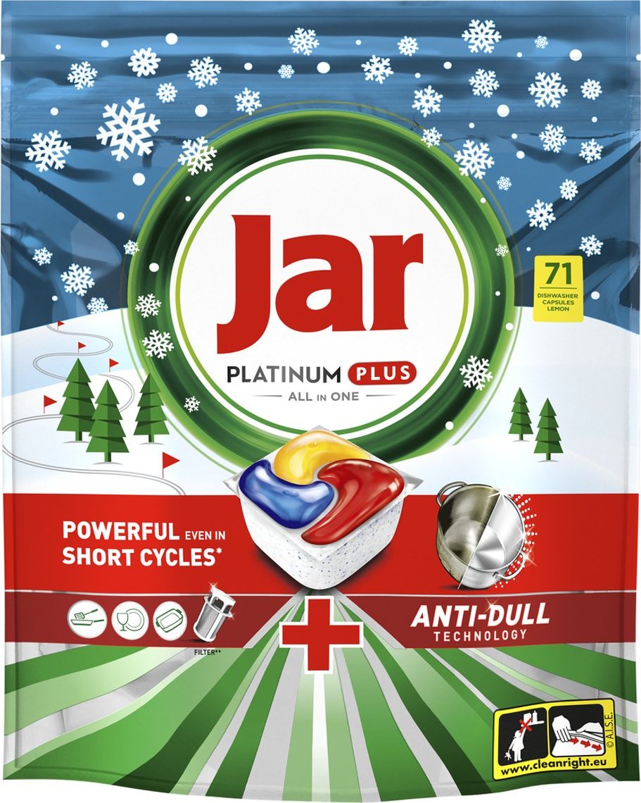 Jar Platinum Plus All in One Lemon Winter 71 ks od 424 Kč - Zbozi.cz