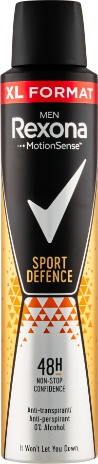 Rexona Men Sport Defence antiperspirant sprej 200 ml od 65 Kč - Zbozi.cz