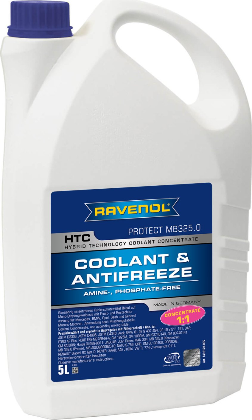 Recenze RAVENOL HTC Hybrid Technology Coolant Concentrate - Zbozi.cz