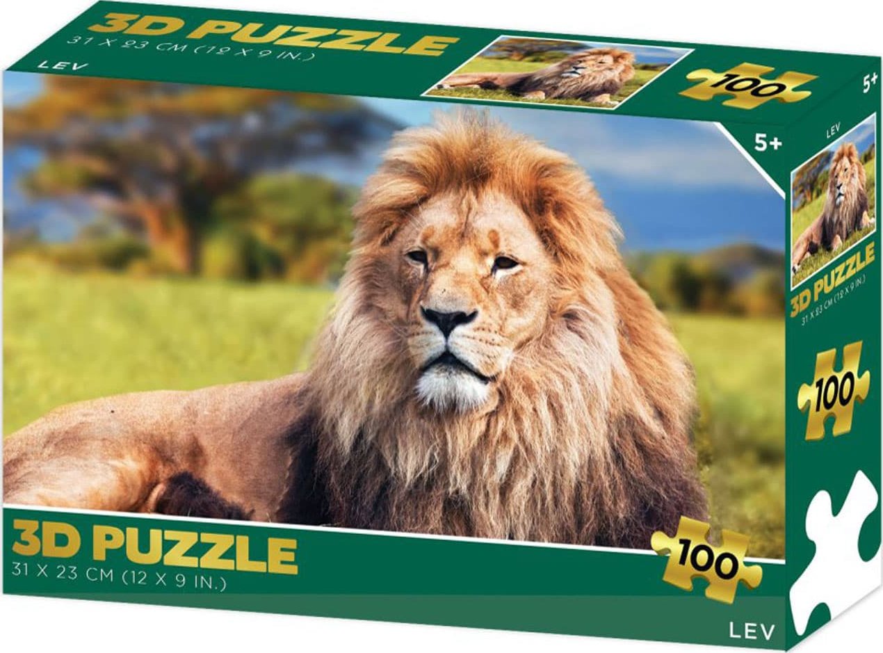 Lamps 3D Puzzle Lev 100 dílků od 114 Kč - Zbozi.cz