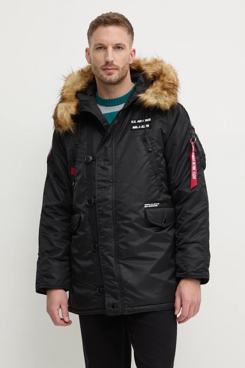 Alpha Industries N3B Airborne černý 188141.03, XL od 4 620 Kč - Zbozi.cz