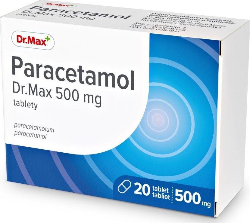Dr. Max Paracetamol 500 mg 20 tbl. od 35 Kč - Zbozi.cz