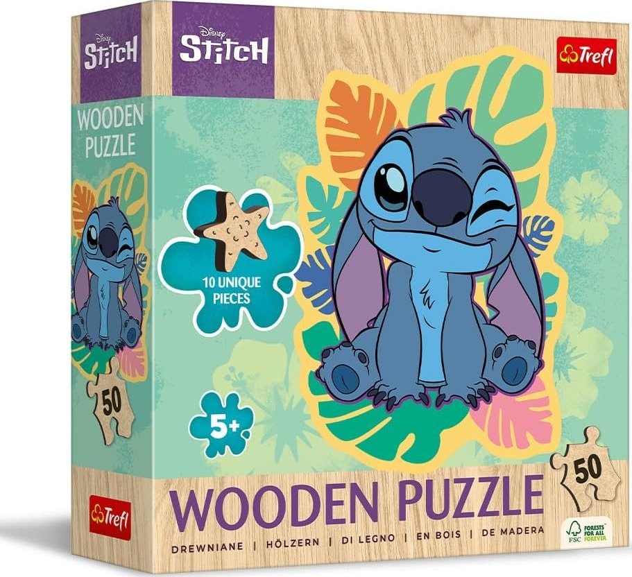 Trefl Disney Lilo & Stitch 50 dílků od 162 Kč - Zbozi.cz