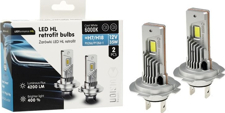 Carmotion Vision LED H7/H18 12V 35W 2 ks od 839 Kč - Zbozi.cz