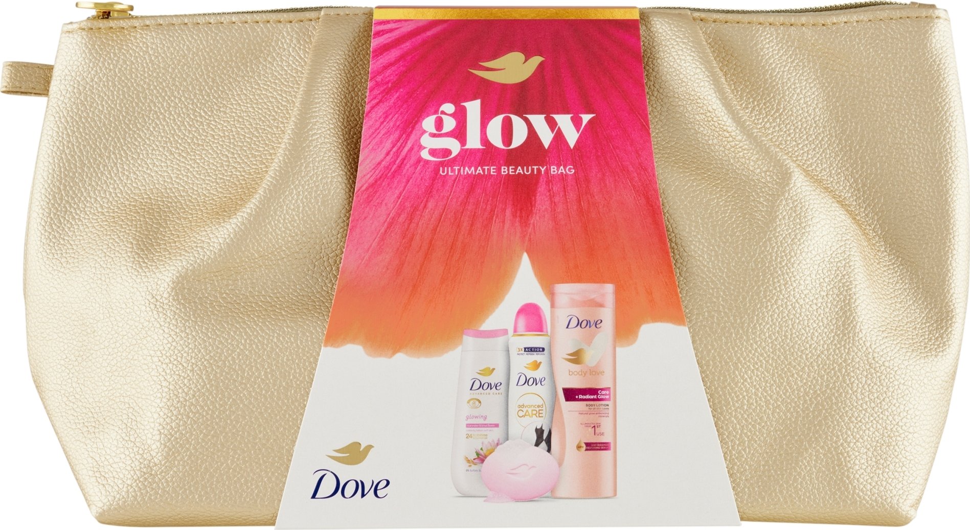 DOVE Glow Ultimate Beauty Bag dárková sada od 318 Kč - Zbozi.cz