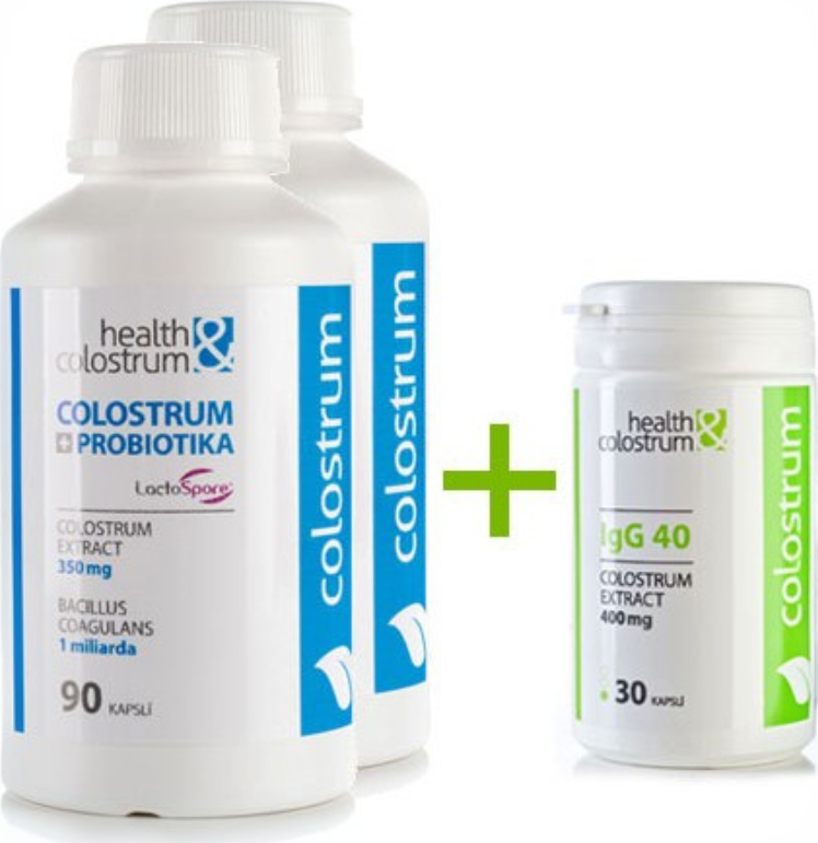Health & Colostrum Colostrum probiotika 2x 90 cps. + colostrum IgG 40 ...