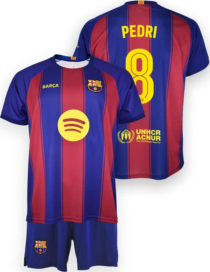 Dětský replika set FC Barcelona Home Pedri 2025/26 128 od 1 499 Kč - Zbozi.cz