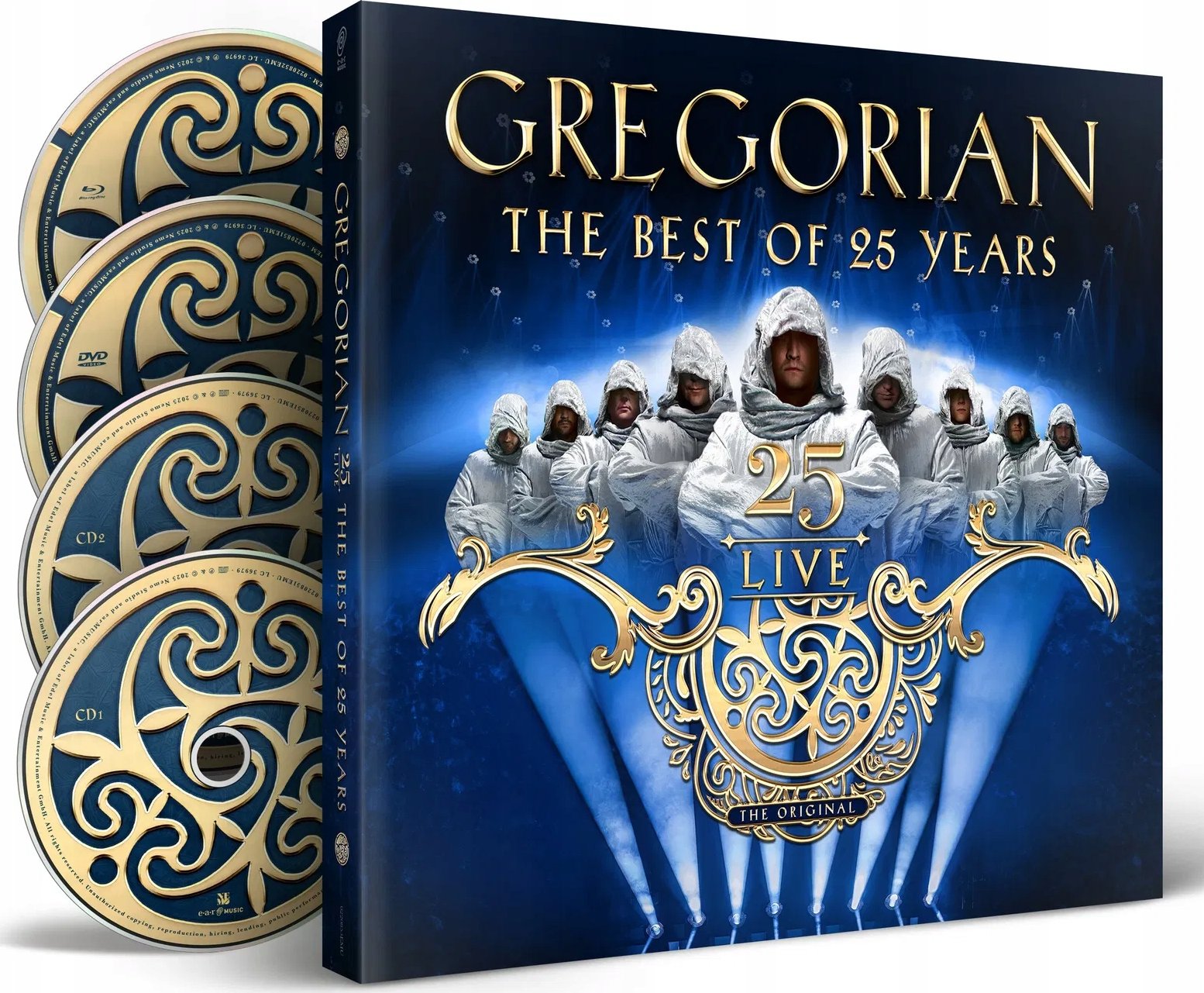 The Best Of 25 Years - Gregorian [2CD+DVD+Blu-Ray] (Deluxe Edition ...