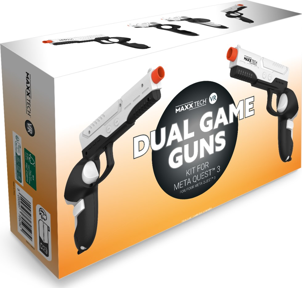 Maxx Tech VR Dual Game Guns Kit Meta Quest 3 od 634 Kč - Zbozi.cz