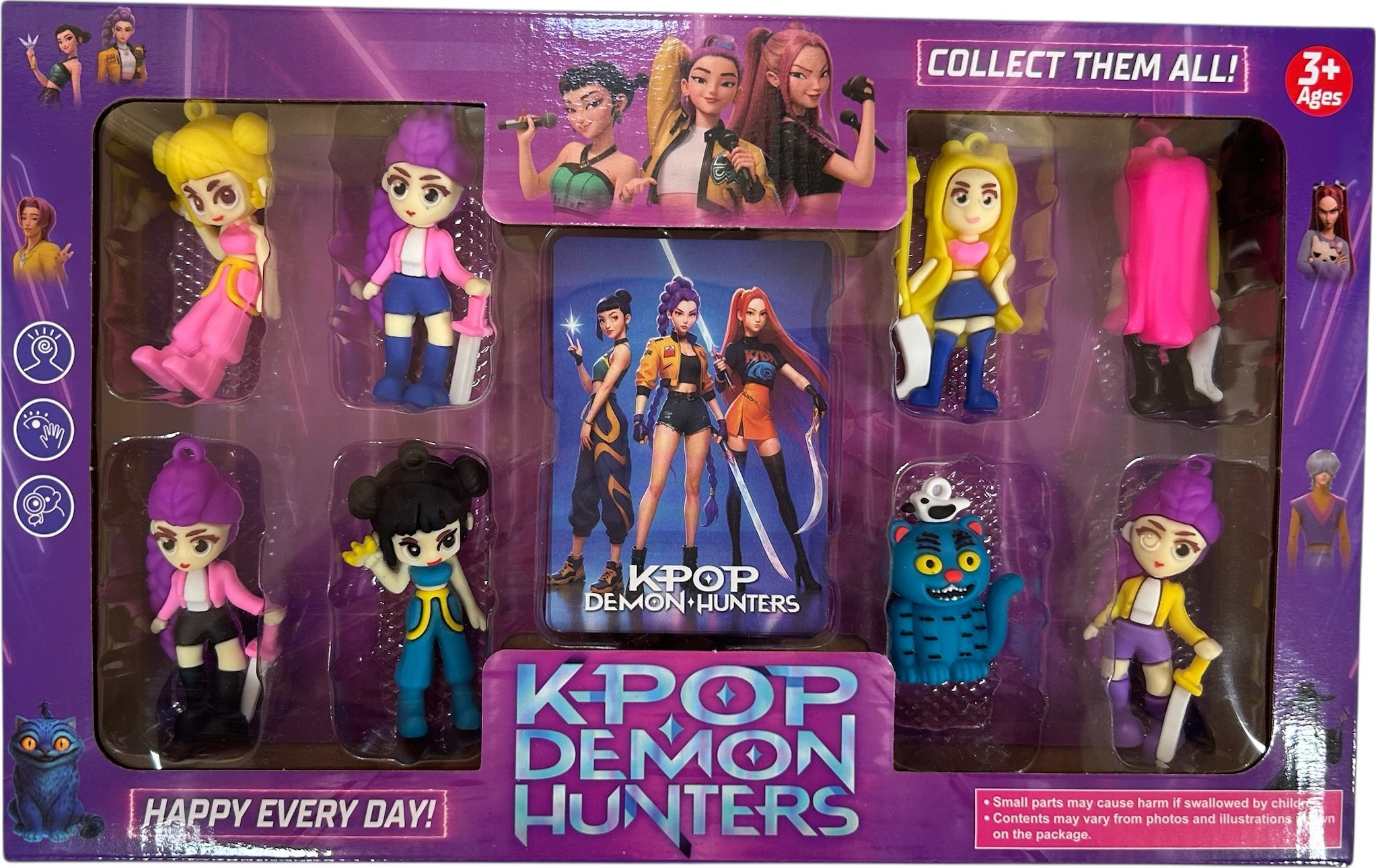K-Pop Deamon Hunters sada 8 figurek 7 cm + karty - Zbozi.cz