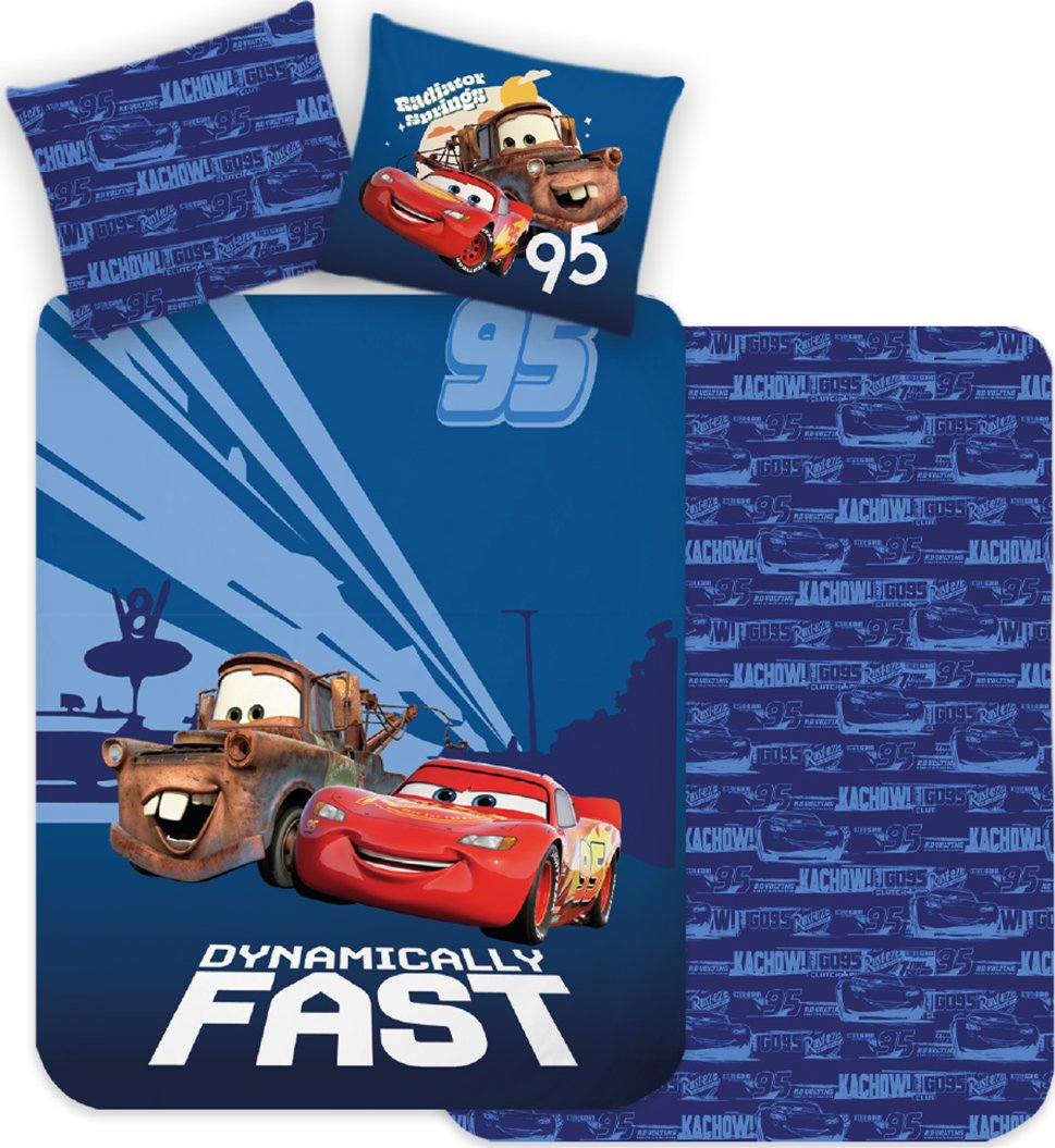 Carbotex Cars 3 Blesk McQueen a Burák 140 x 200, 70 x 90 cm zipový ...