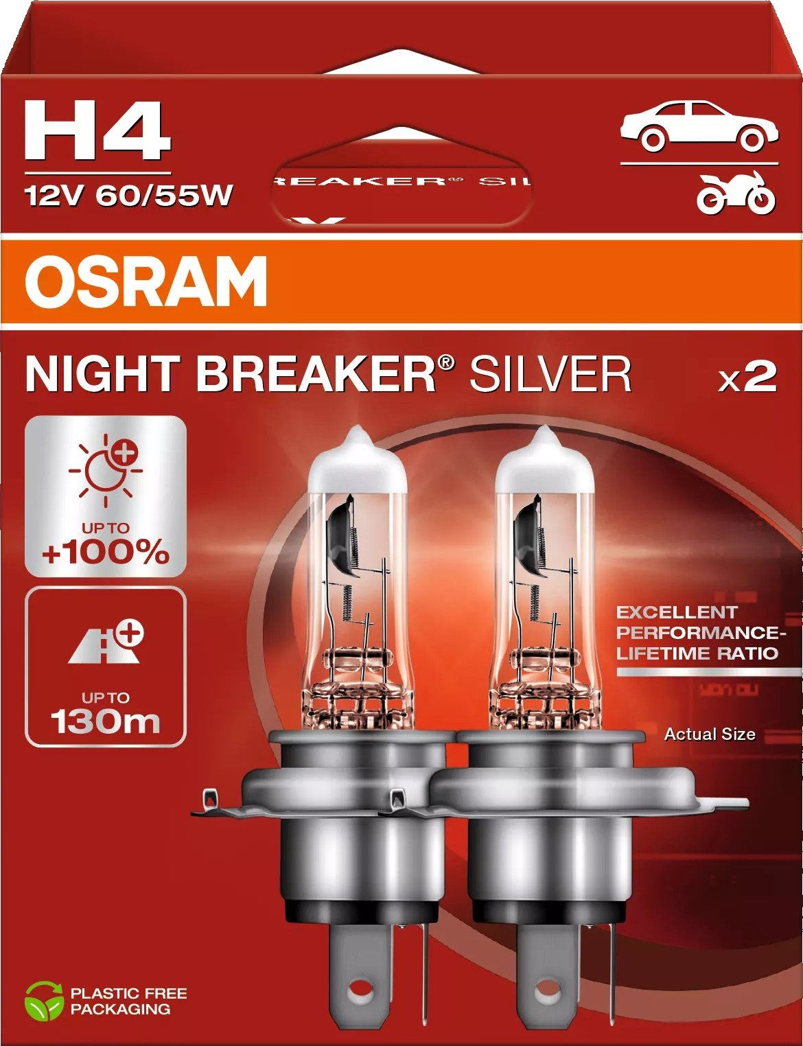 OSRAM Night Breaker Silver 64193NBS-2HB H4 12V 60/55W od 168 Kč - Zbozi.cz
