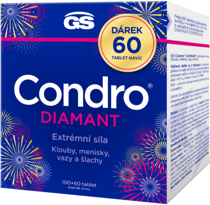 GS Condro Diamant 100 + 60 tbl. dárkové balení 2025 od 618 Kč - Zbozi.cz