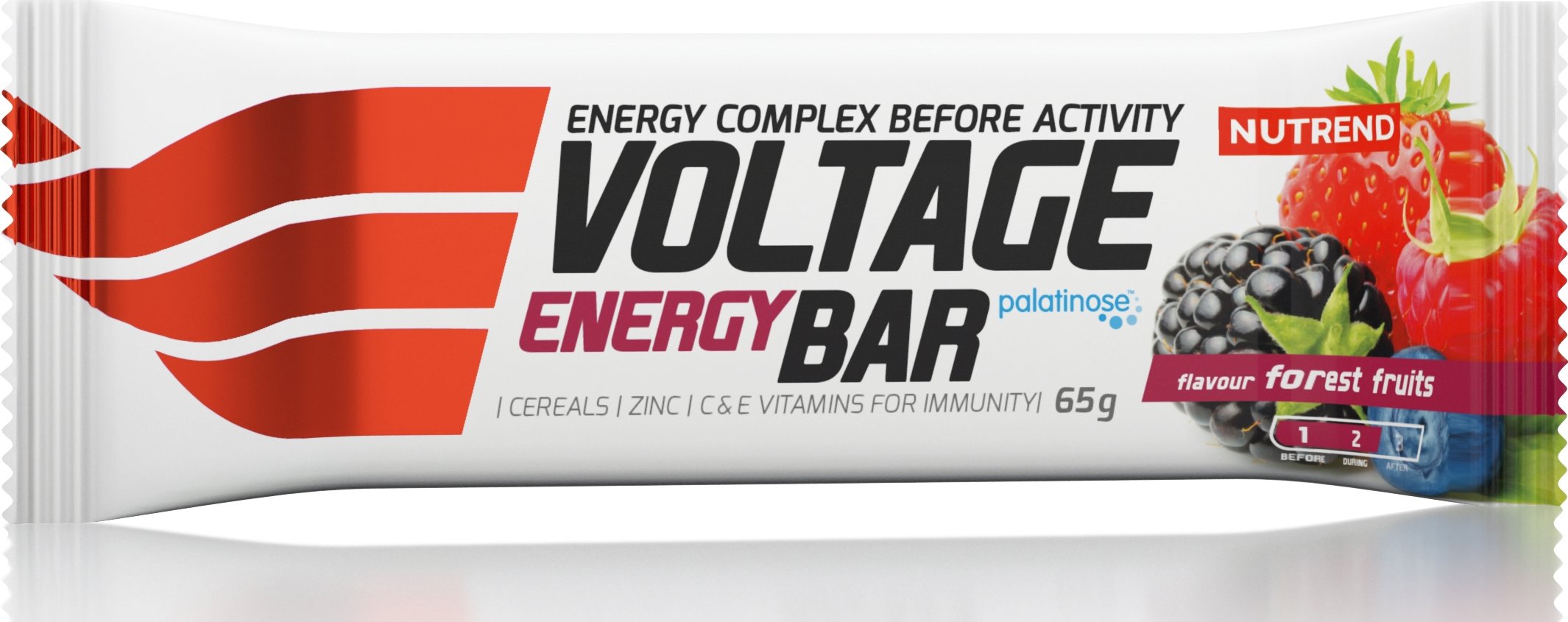 Nutrend Voltage Energy Cake 65 g lesní ovoce od 32 Kč - Zbozi.cz