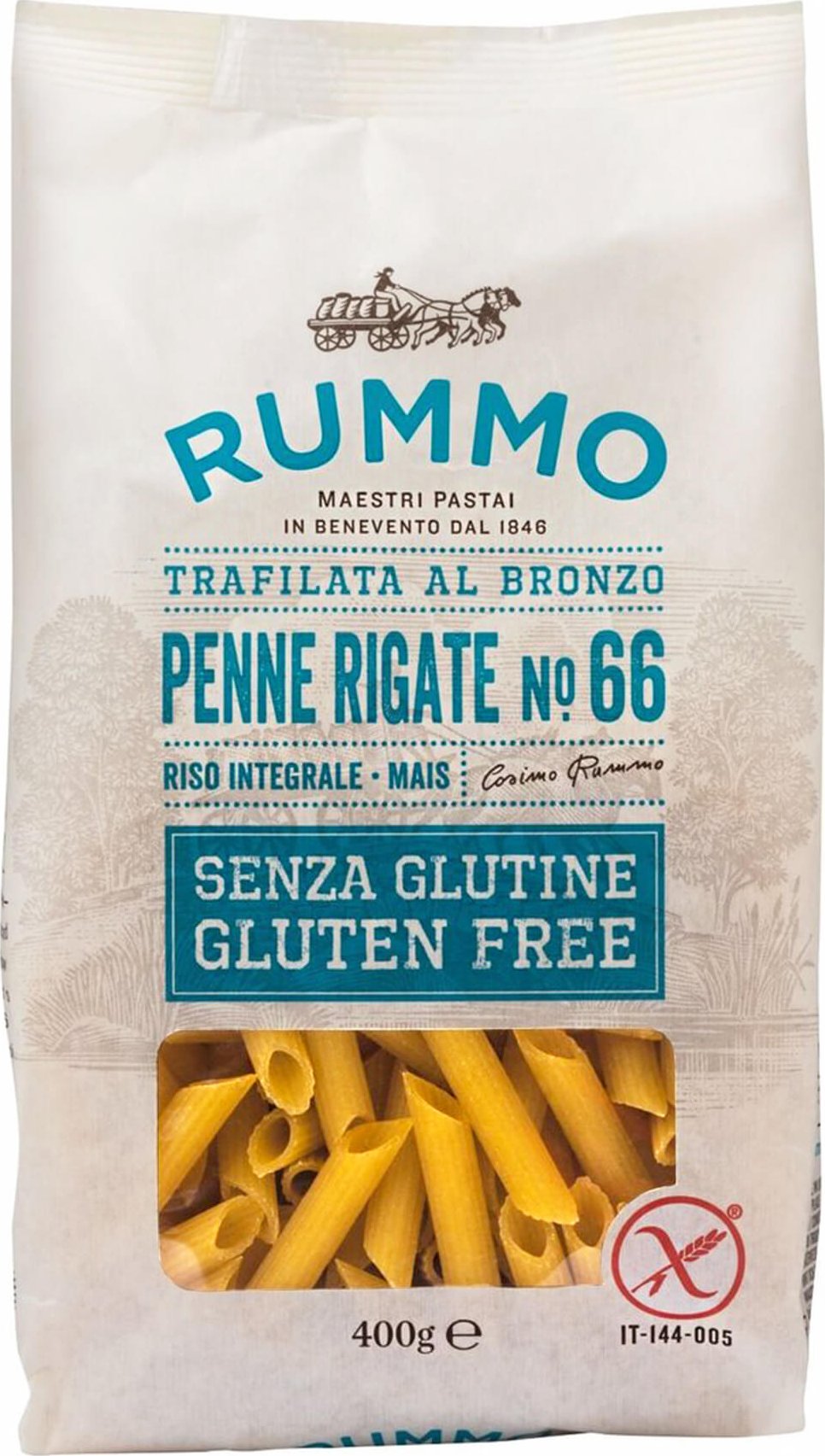 Rummo Penne Rigate bezlepkové těstoviny 400 g od 67 Kč - Zbozi.cz