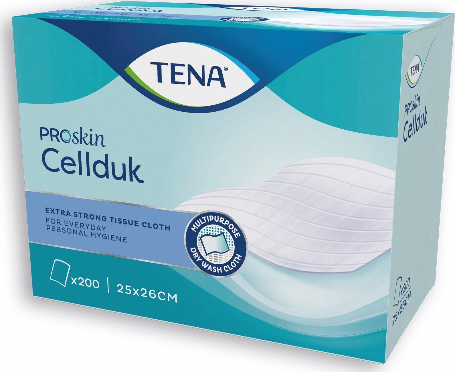 Recenze TENA Proskin Cellduk mycí utěrka 200 ks - Zbozi.cz