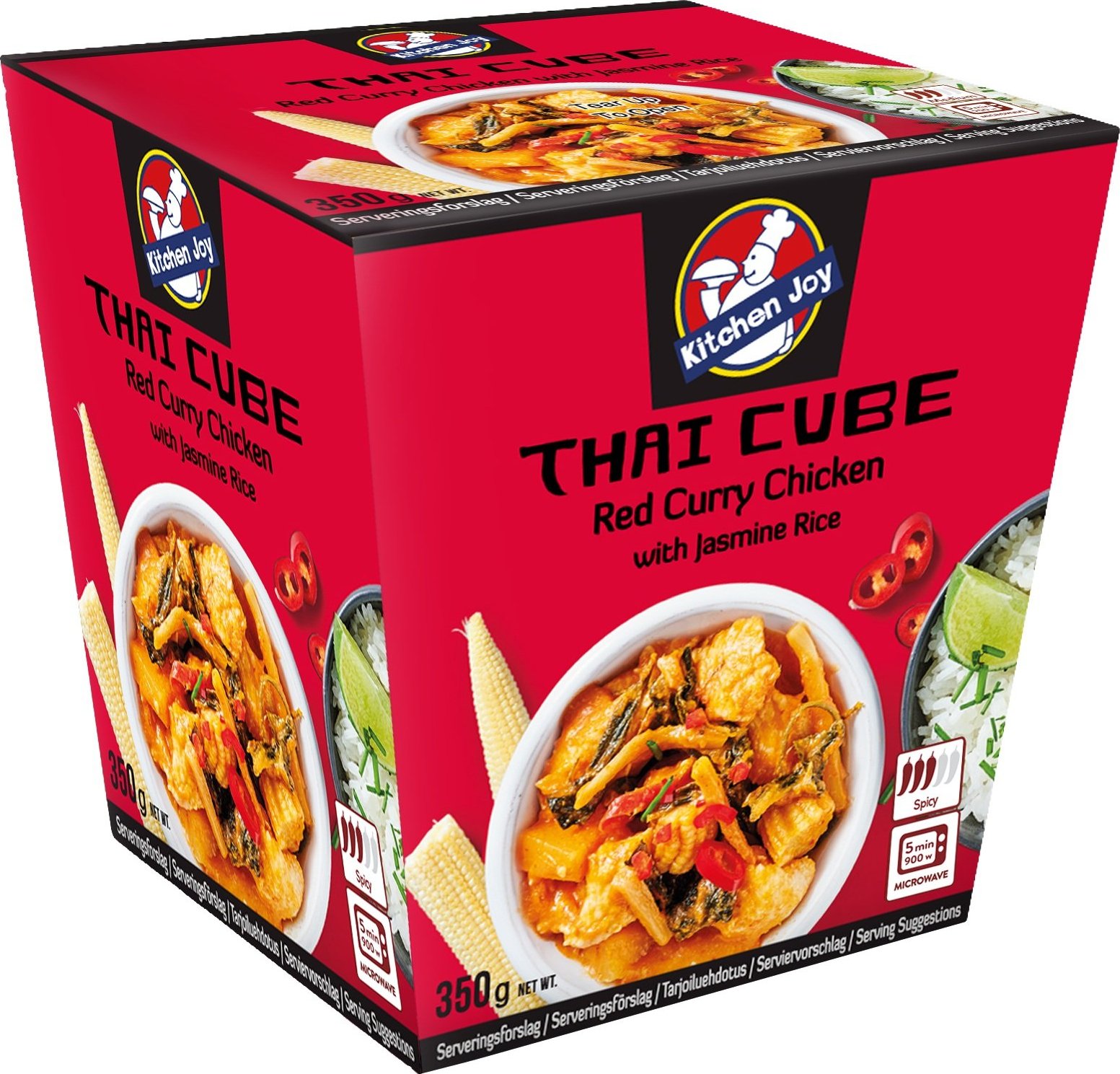 Thai Cube Red Curry s jasmínovou rýží 350 g od 90 Kč - Zbozi.cz