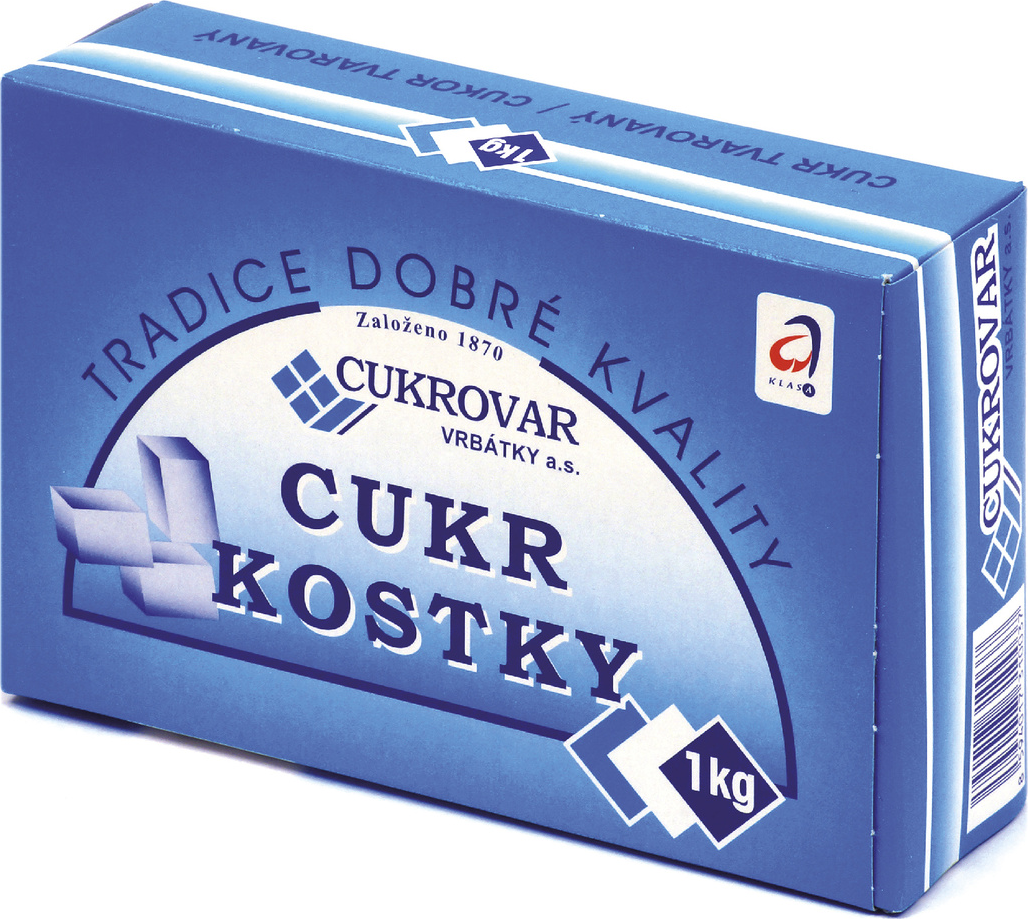 Cukrovar Vrbátky Cukr kostky 1 kg od 49 Kč - Zbozi.cz