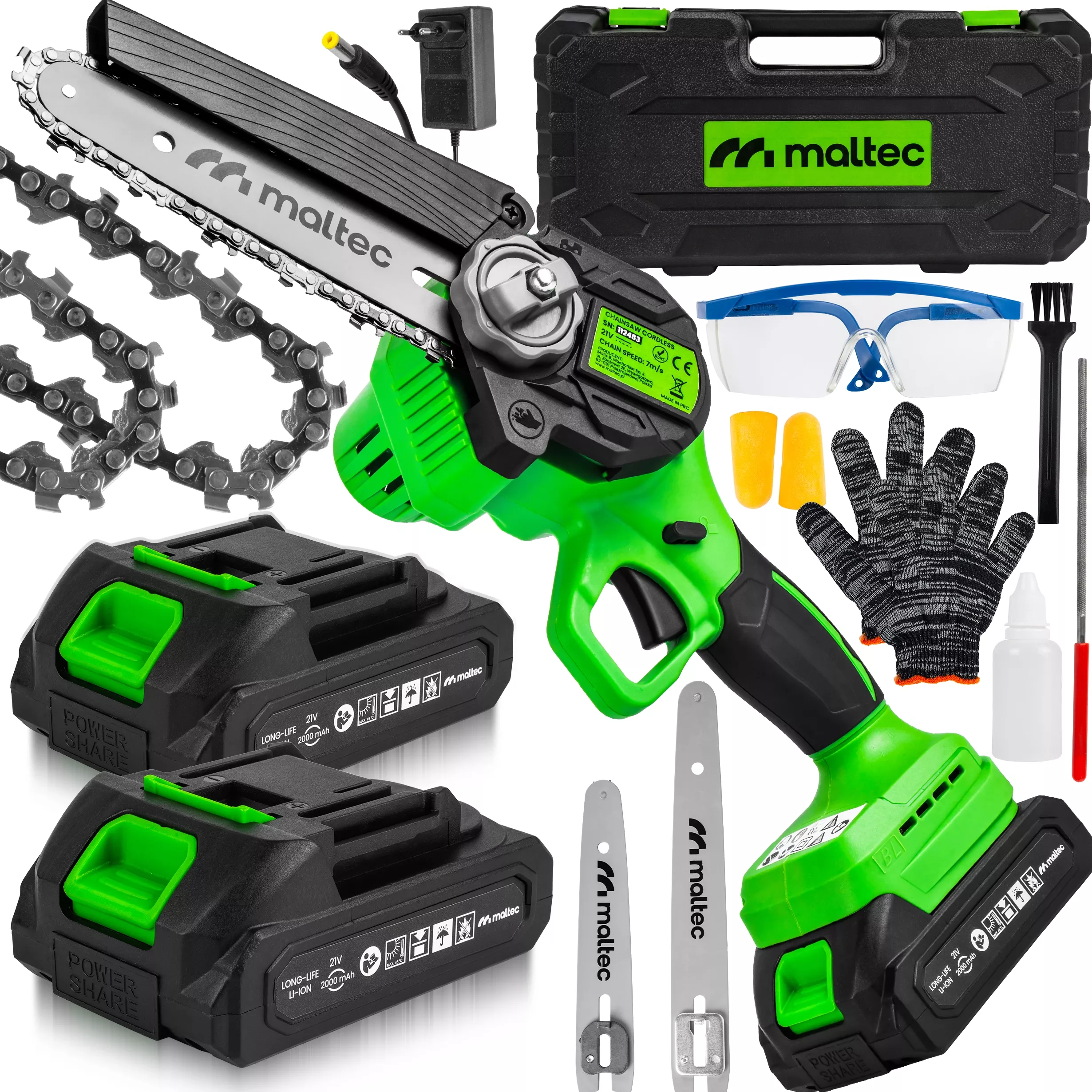 Maltec MasterCut 1000W 2x 2,0 Ah + 2x lišta + příslušenství od 1 045 Kč ...