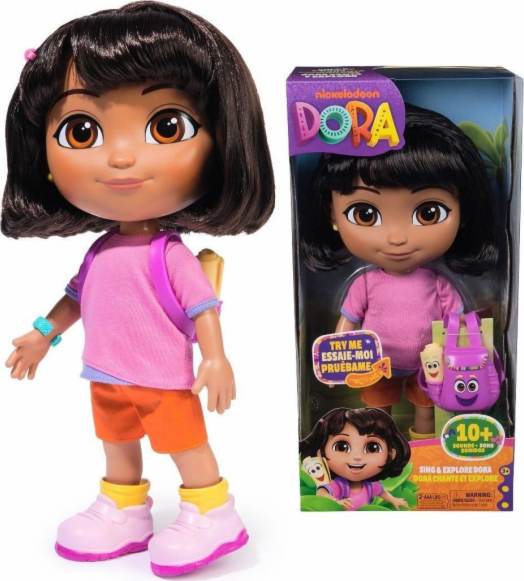 Spin Master Zpívej a objevuj interaktivní panenka s batůžkem, Dora od ...