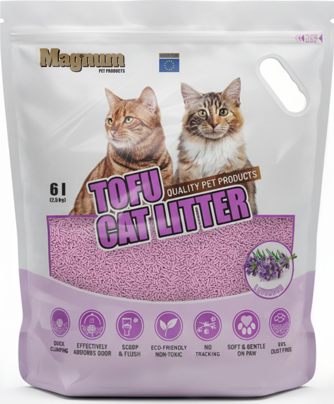 Magnum Tofu Cat Litter Lavender od 109 Kč - Zbozi.cz