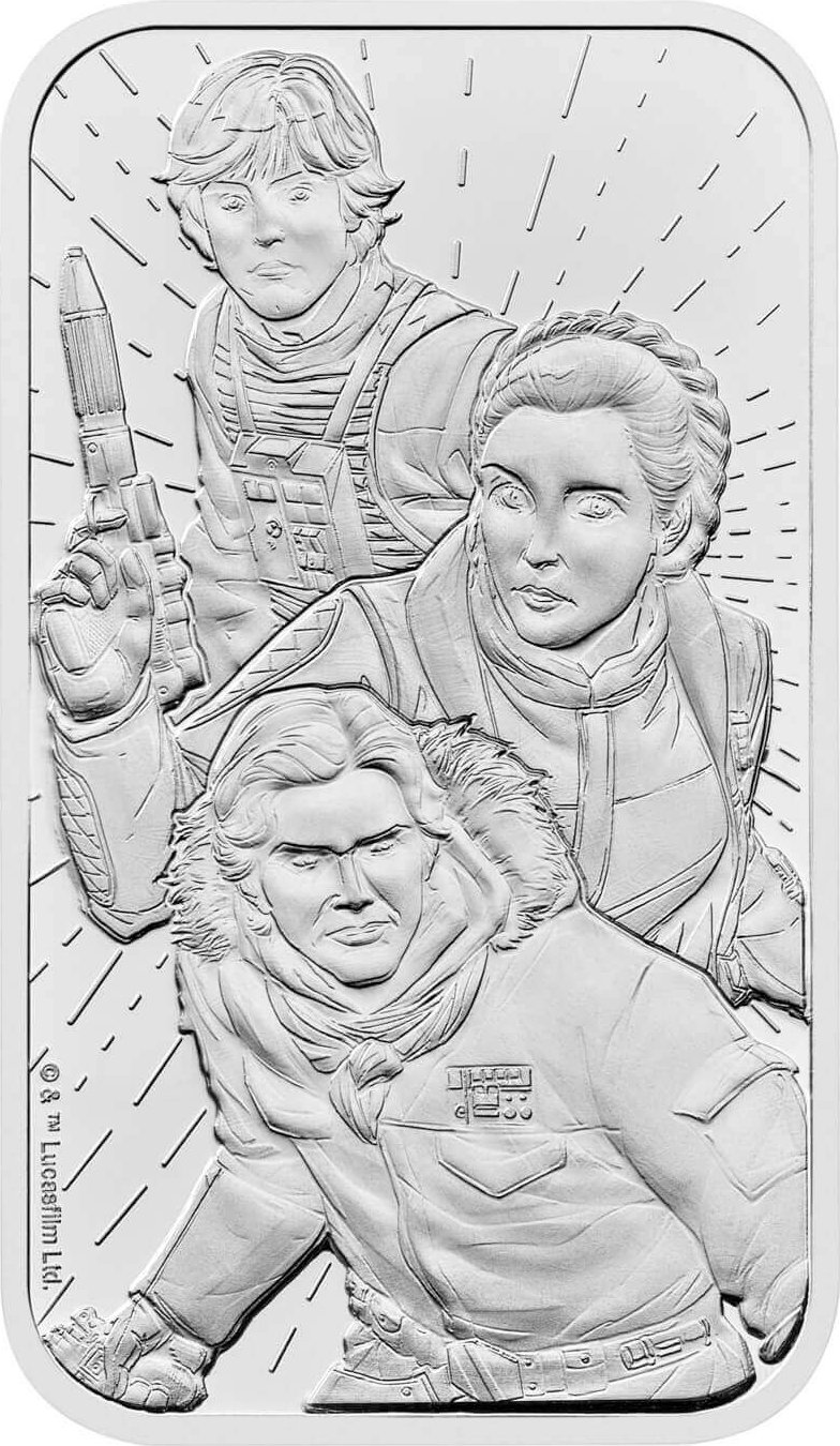 The Royal Mint Stříbrný slitek 1 Oz Star Wars Light Side 31,1 g od 2 ...