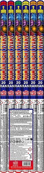 Tarra Pyrotechnik Roman Light Stars římská svíce 6 ks 20 ran od 369 Kč ...