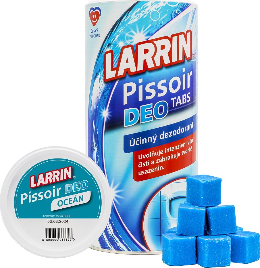 Larrin Pissoir Deo tablety do pisoáru 900 g od 191 Kč - Zbozi.cz