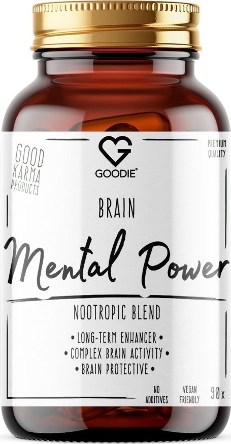 Recenze Goodie Brain Mental Power Nootropic Blend 90 cps. - Zbozi.cz