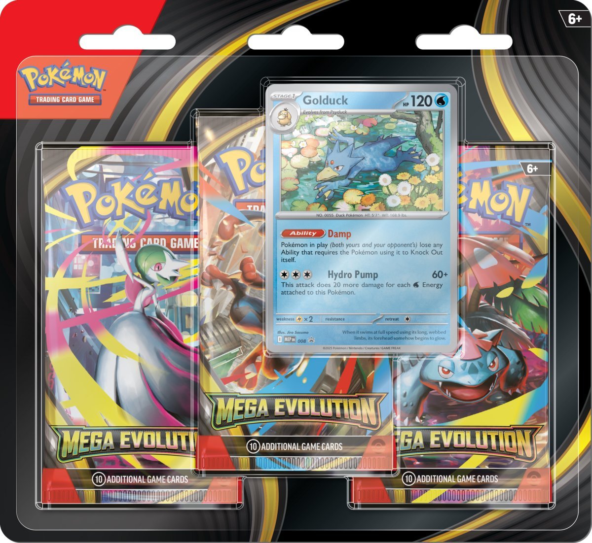 Recenze Pokémon TCG Mega Evolution 3 Blister Booster Golduck - Zbozi.cz