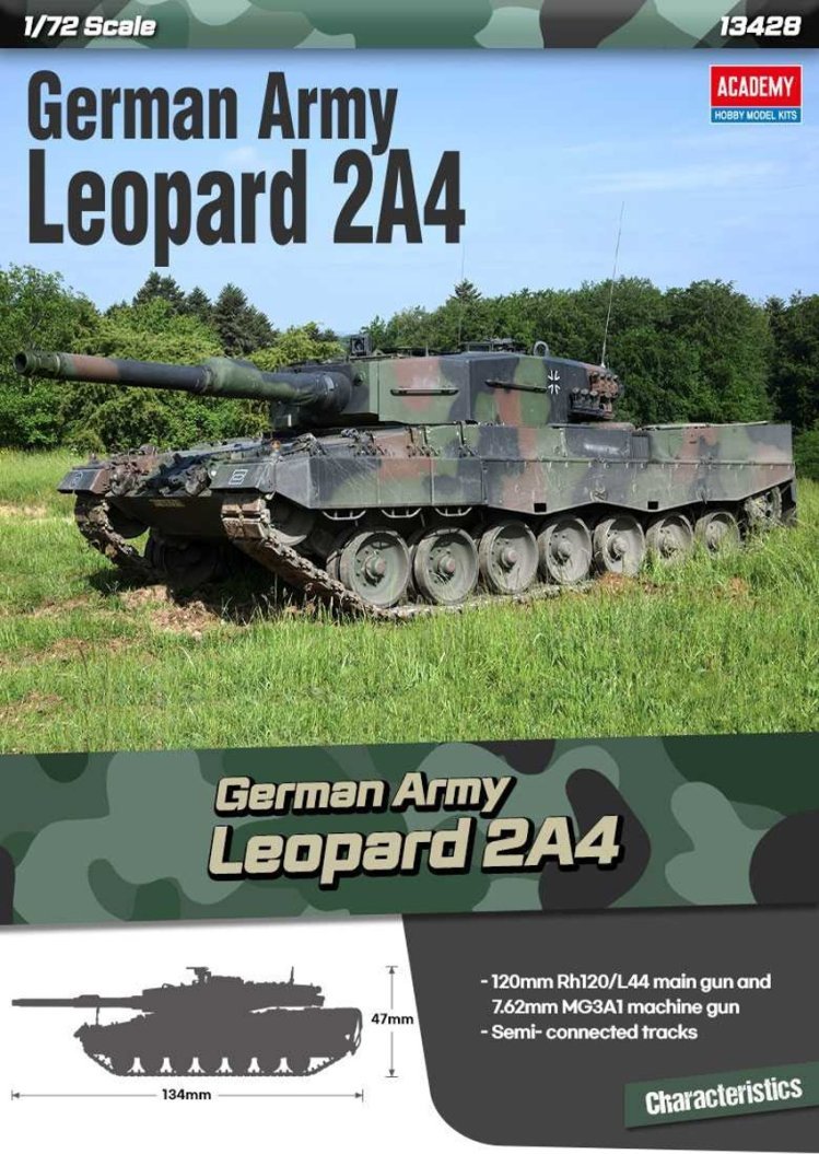 Academy German Army Leopard 2A4 1:72 od 241 Kč - Zbozi.cz