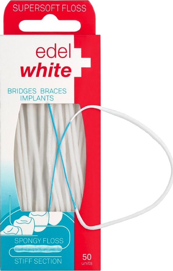 Edel+white Supersoft Floss 50 ks od 178 Kč - Zbozi.cz