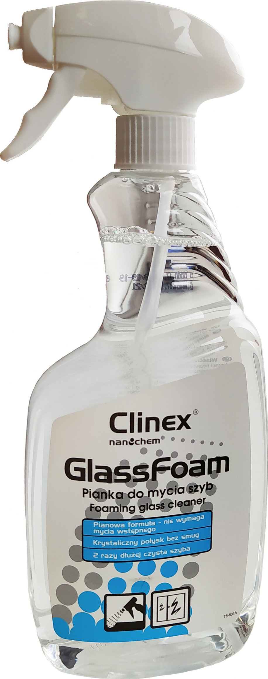 Recenze ClineX Glass Foam pěnový čistič na skla 650 ml - Zbozi.cz