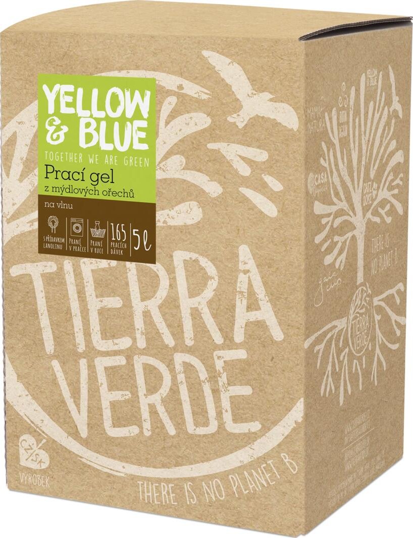 Tierra Verde Prací gel z mýdlových ořechů na vlnu a funkční textil 5 l ...