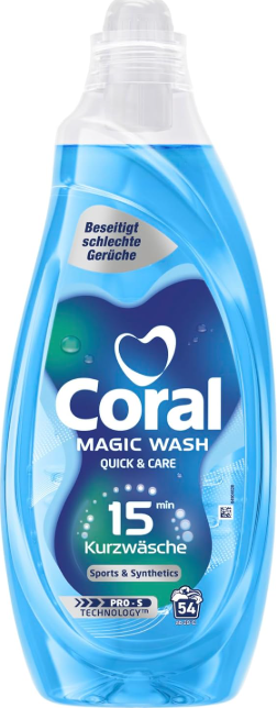 Coral Magic Wash Sport & Syntetika 2,16 l od 359 Kč - Zbozi.cz