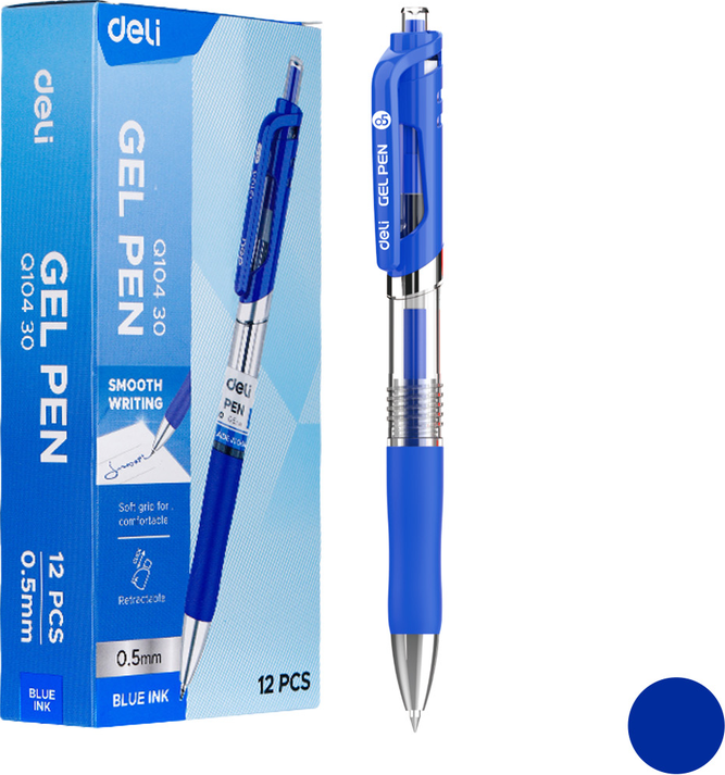 Recenze Deli Propiska gelová EQ10430 0,5 mm modrá - Zbozi.cz