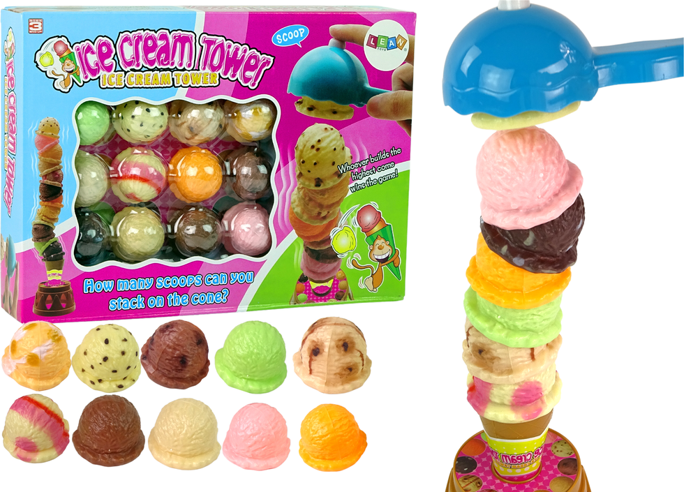 LEAN Toys Ice Cream Tower od 111 Kč - Zbozi.cz