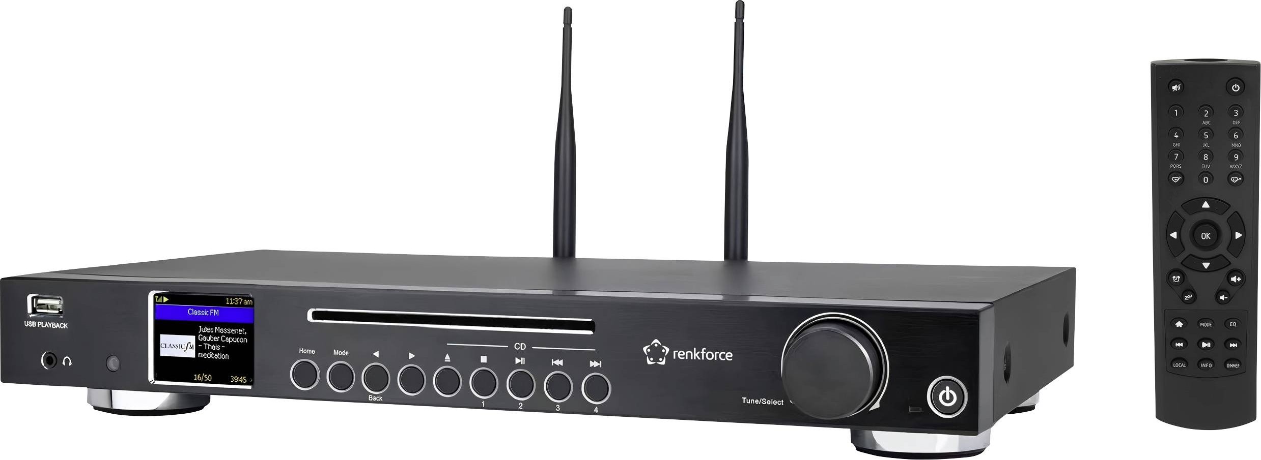 Renkforce RF-DAB-IR1702 černý od 4 467 Kč - Zbozi.cz
