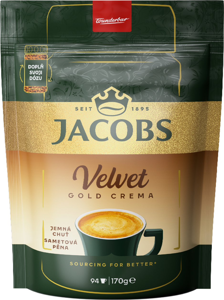 Jacobs Velvet Gold Crema instantní 170 g od 137 Kč - Zbozi.cz