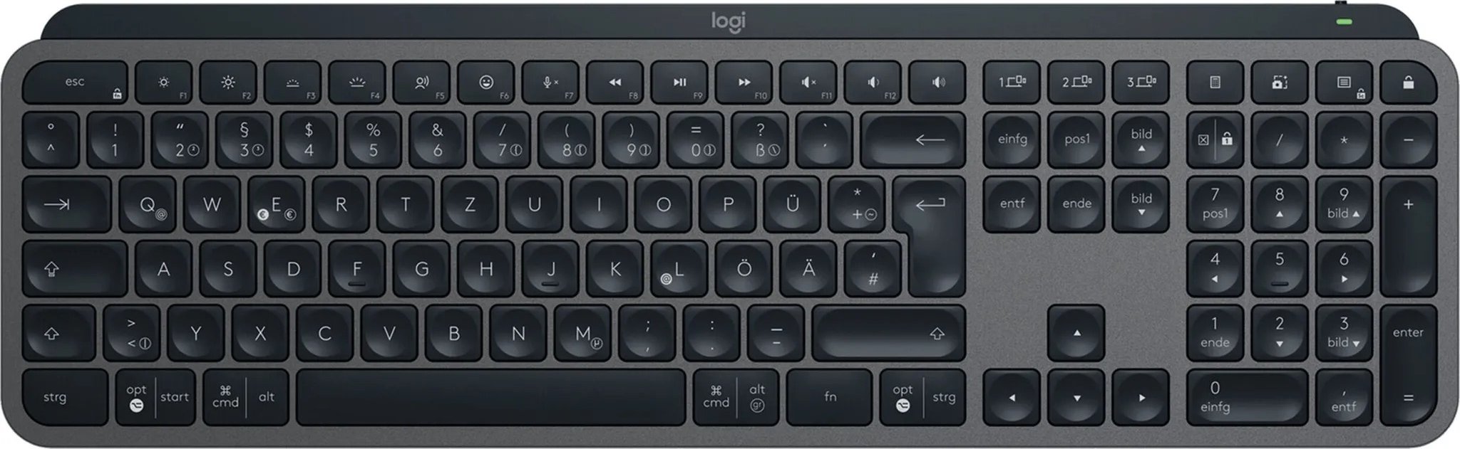 Logitech MX Keys S DE Graphite od 1 590 Kč - Zbozi.cz