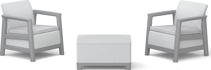 Keter Scandi Line Balcony 264043 2 + 1 Ash Grey/Storm Grey od 5 480 Kč ...